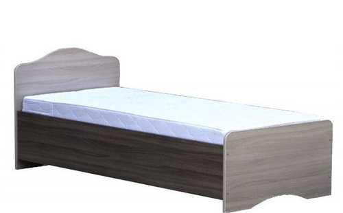 Кровать одинарная 800-1 без матраса (круглые спинк