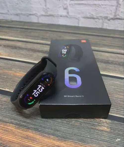 Заставка на фитнес браслет mi band 6