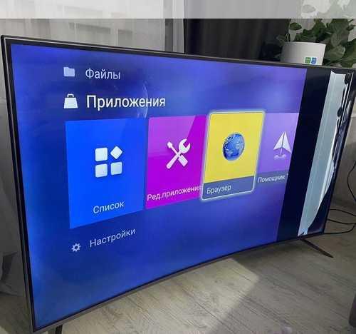 Продам тельвизор yasin LED-55U9000 на запчасти