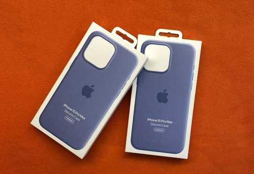 iPhone 15 Pro Max Silicone Case Winter Blue (new)