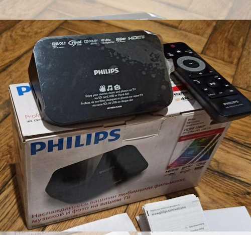 Медиаплеер Philips HMP3000 флешки карты всё формат