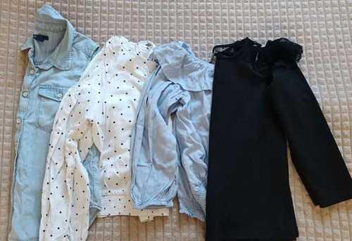 Блузки, рубашки для девочки 146-152