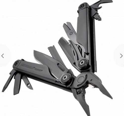 Новый. Мультитул leatherman surge black USA