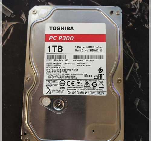 Жесткий диск toshiba 1tb