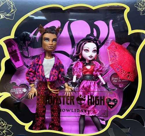 Куклы monster high Дракулаура и Клод howliday