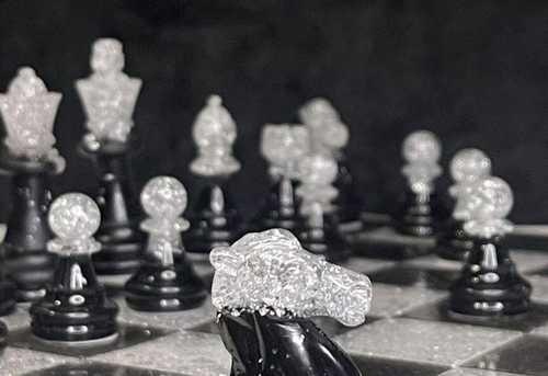Шахматы Шахматы ручной работы из эпоксидной смолы
