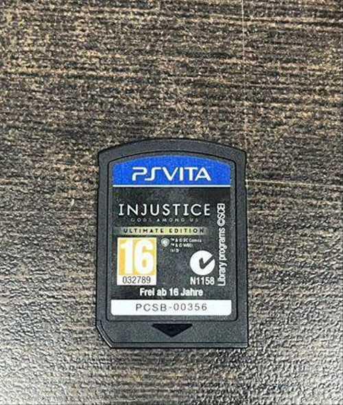 Injustice. Лицензионный картридж для PS Vita