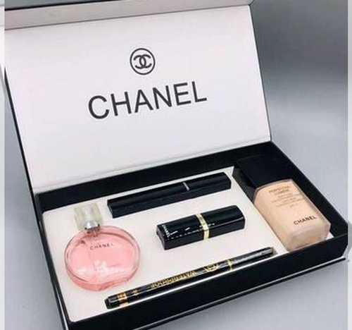 Подарочный набор косметики chanel 5в1