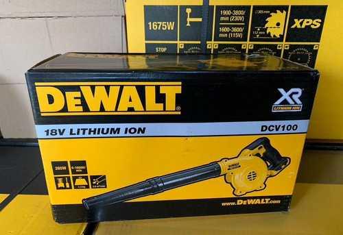 Аккумуляторная Воздуходувка DeWalt DCV100 18B