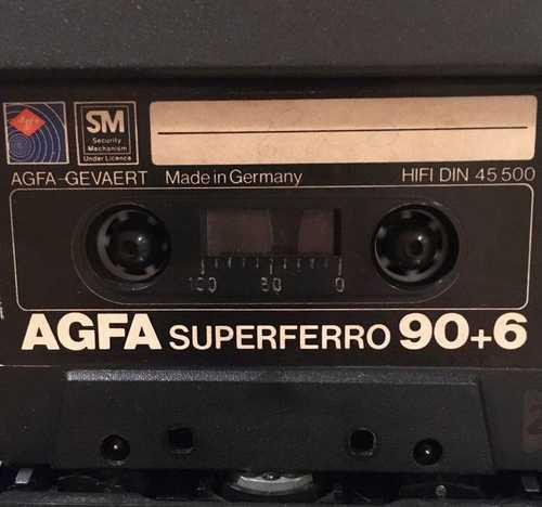 Аудиокассеты agfa superferrp 90 6