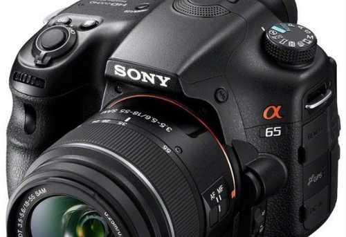 Зеркальный фотоаппарат sony slt a65