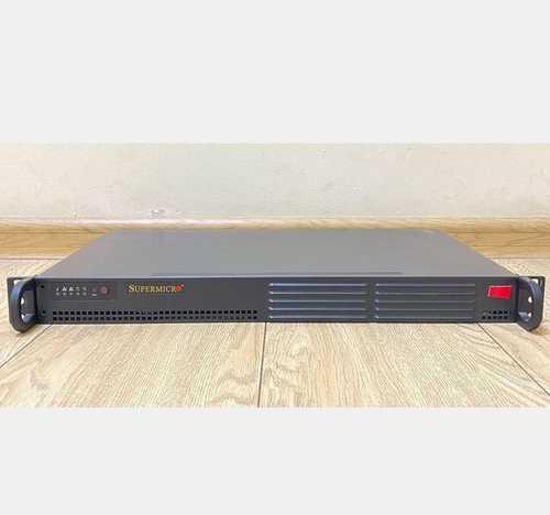 Сервер Supermicro 502-2 1U Atom 525/4gb/500gb x 2