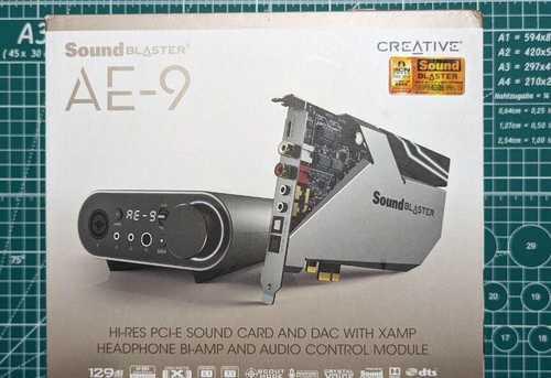 Creative Sound BlasterX AE-9 с дефектом ACM-блока