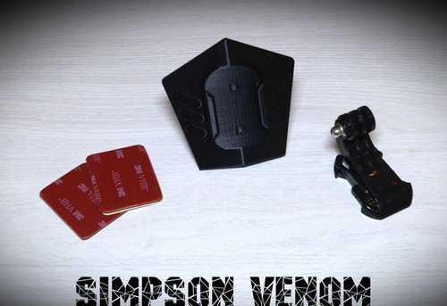 Крепление камеры GoPro на Мотошлем Simpson Venom