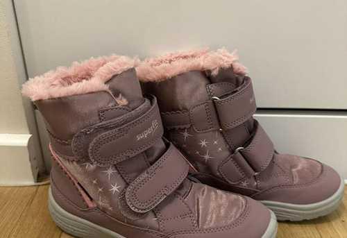 Зимние ботинки superfit 31 для девочки