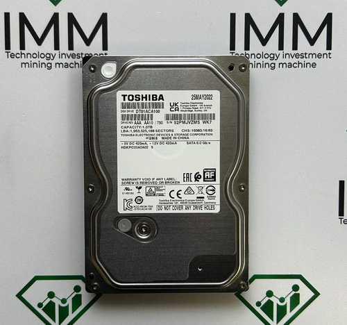 Жесткий диск Toshiba 1TB