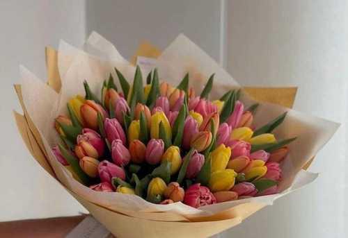 Букеты на 8 марта, тюльпаны, цветы