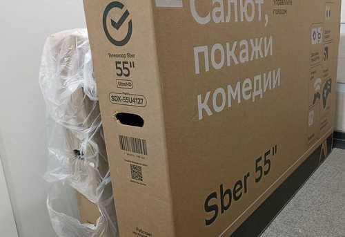 Новый Безрамочный Смарт sber 4K UHD 55" (139см)