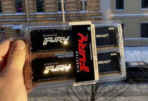 Kingston Fury Beast DDR4 3600 мгц 2x16 гб