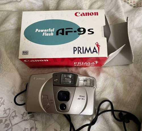Плёночный фотоаппарат canon prima af-9s