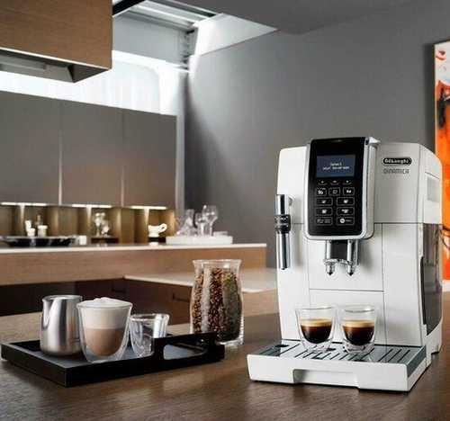 Новая Кофемашина DeLonghi Dinamica ecam350.35. W