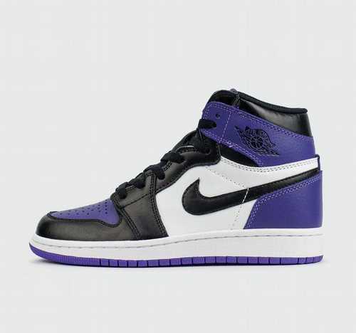 Кроссовки Air Jordan 1 High Purple Black / White