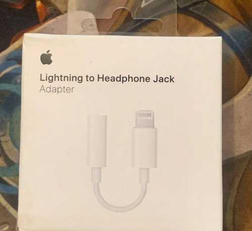 Переходник lightning to Headphone jack 3.5mm