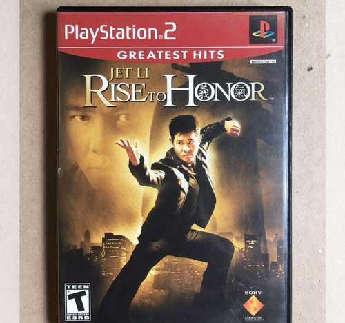 Диск с игрой Rise to Honor для PS2