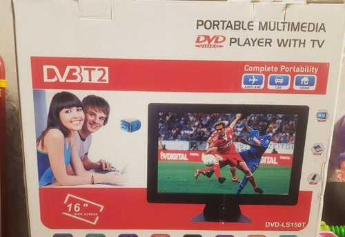 Телевизор с DVD плеером LS-150T+DVB-T2