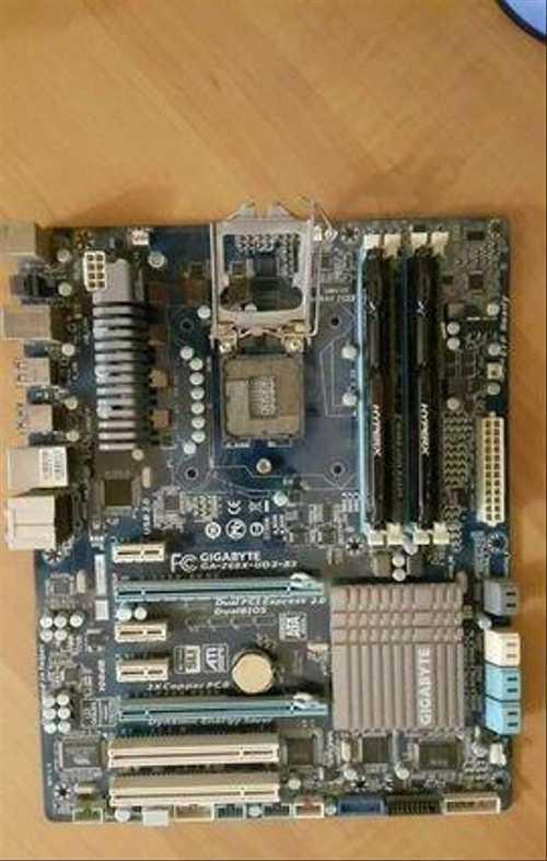 Процессор Intel i5 2500k+плата Z68 + 16 gb озу