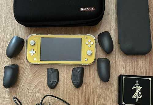 Nitrndo switch lite + много редких картриджей