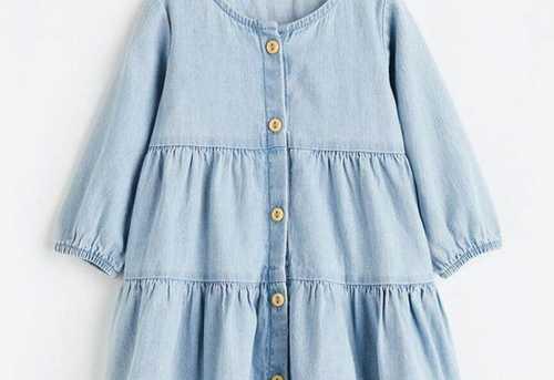 H&M Джинсовое платье (68-74)