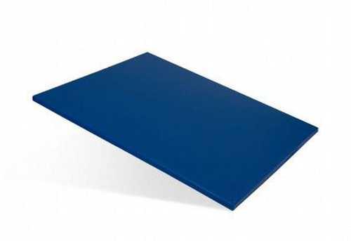 Доска разделочная 530х325х18 синяя пластик