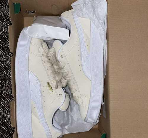 Puma suede xl бежевые