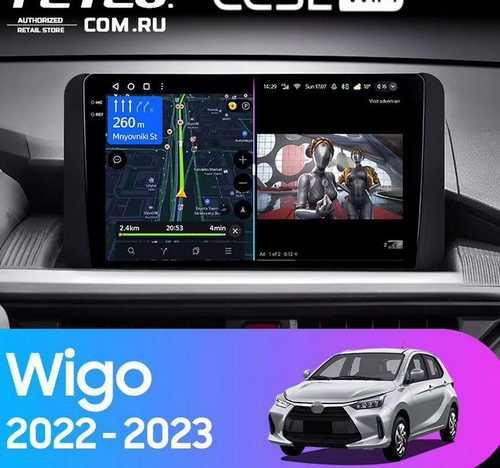 Магнитола Toyota Wigo 2022-2023 F2 2/32 CC3L WiFi