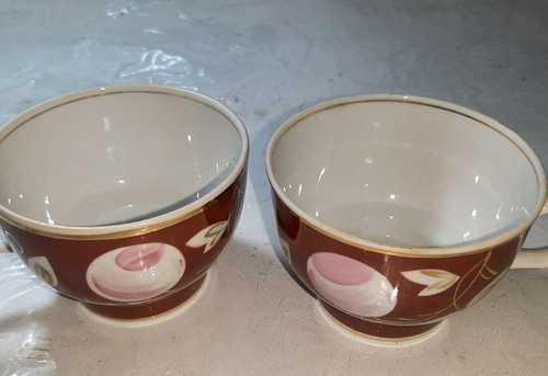 Чашки чайные 2 шт "слива" из набора Вербилки