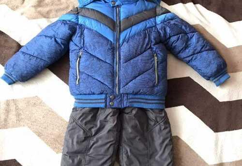 Зимняя куртка+штаны (костюм) на мальчика 110-116