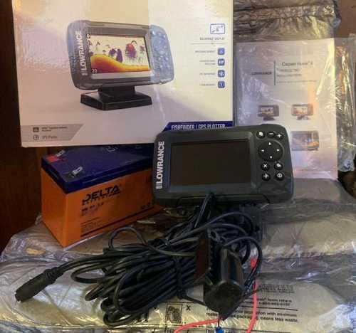 Эхолот lowrance hook2 4x gps