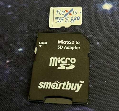 Карта памяти microsd fiexis 128 gb