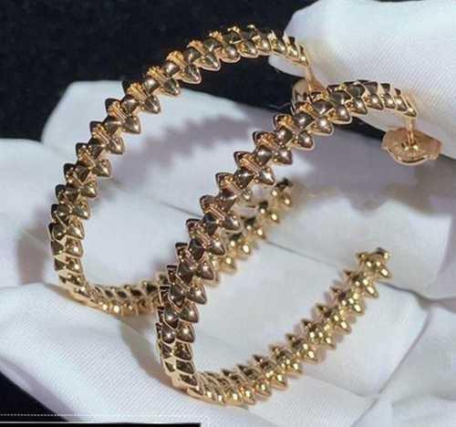 Серьги Cartier Clash de Cartier маленькая модель розовое золото 585 проба 0.0442 мм