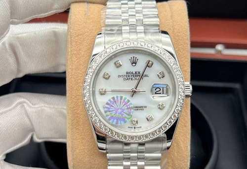 Красивые женские часы Rolex Swarovski