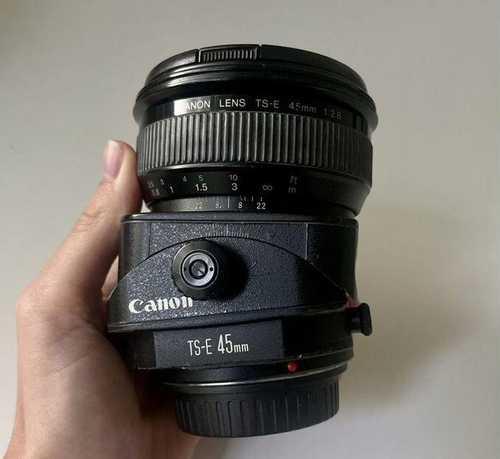 Объектив Canon ts-e 45mm 2.8 тилд-шифт