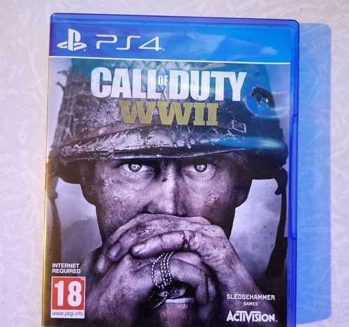 Call of duty ww2 ps4 диск
