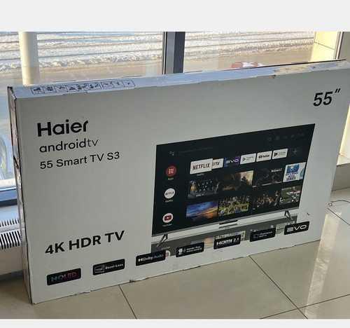 55" (140 см) Haier 55 SMART TV S3 Qled телевизор