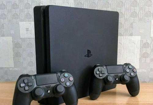 Playstation 4 slim 1tb +500 игр