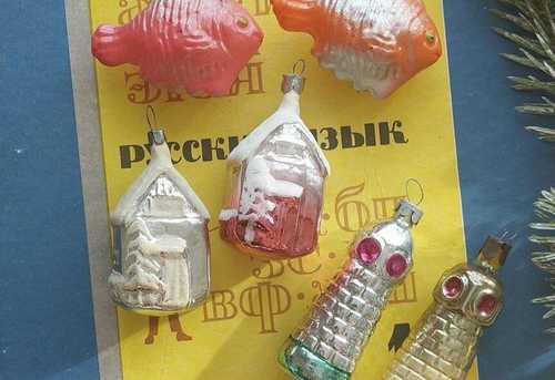 Новогодние елочные игрушки СССР