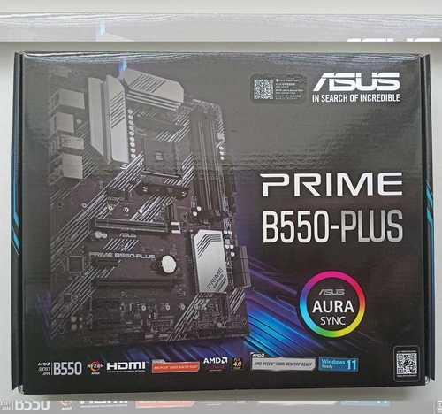 Материнская плата asus prime B550-Plus