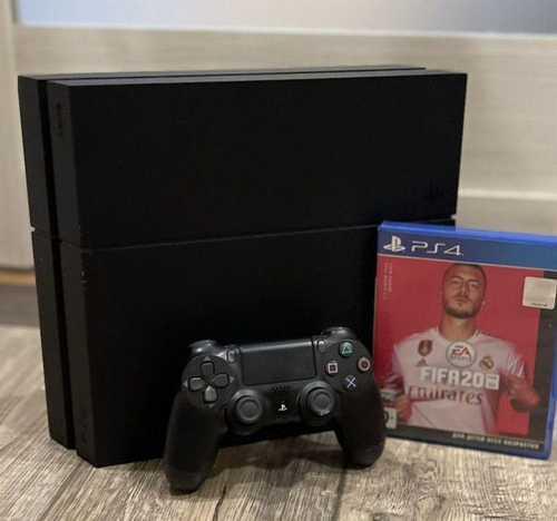 Ps4 Fat 500 gb   диск fifa 20