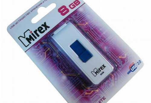 USB флешка Флешка 8 гб Mirex Shot White