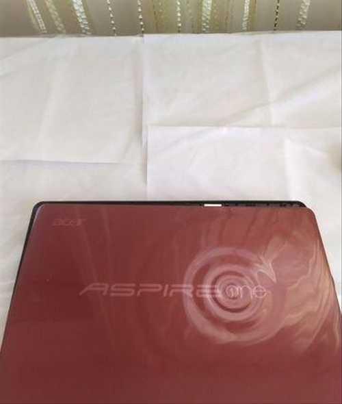Ноутбук Acer Aspire one 722 красный на запчасти
